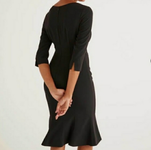 Boden | Dresses | Boden Voilette 34 Sleeve Kick Flare Hemline Dress ...